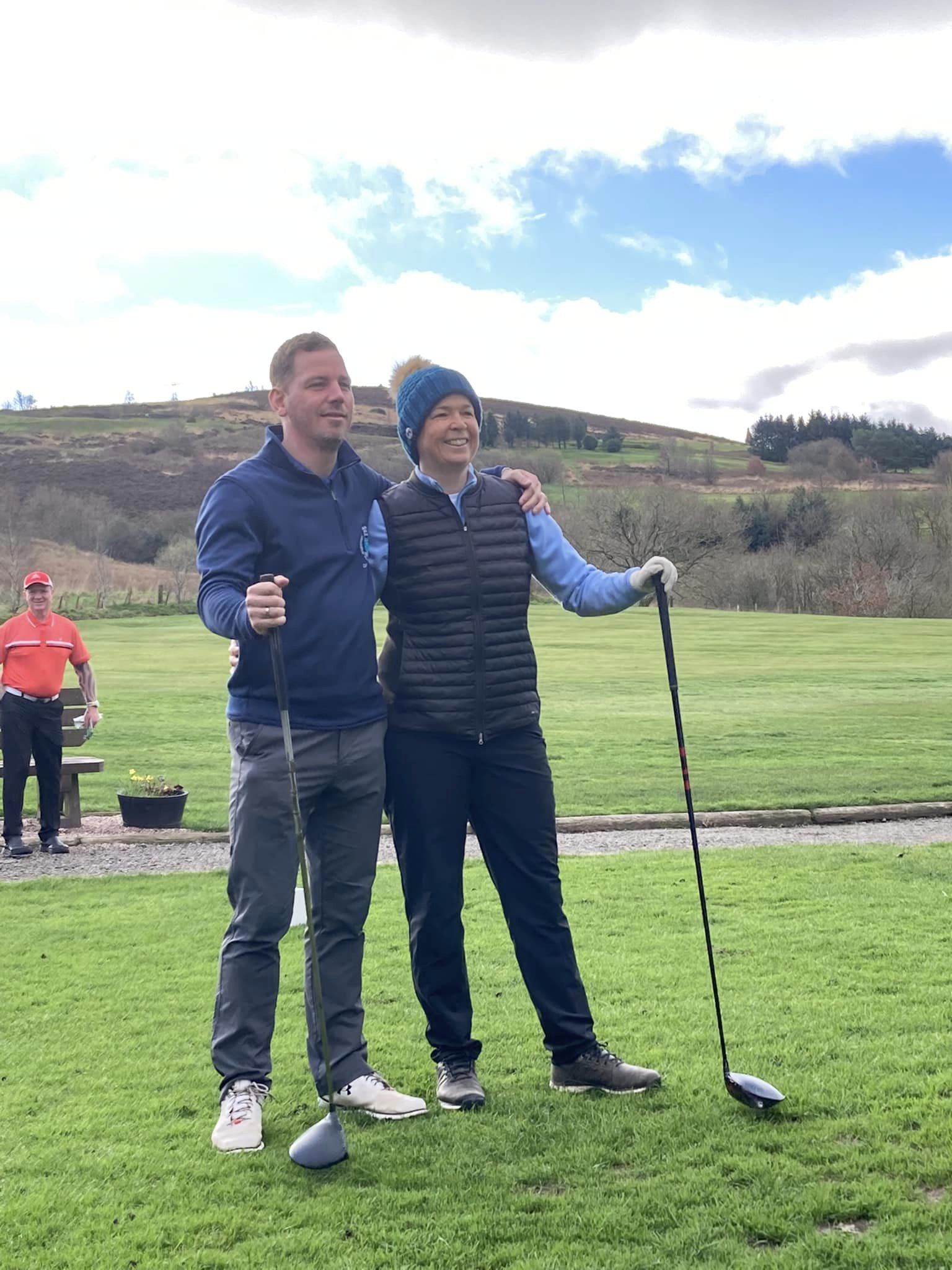 Our captains drive off to start the 2023 seasons at Oldham Golf Club ...