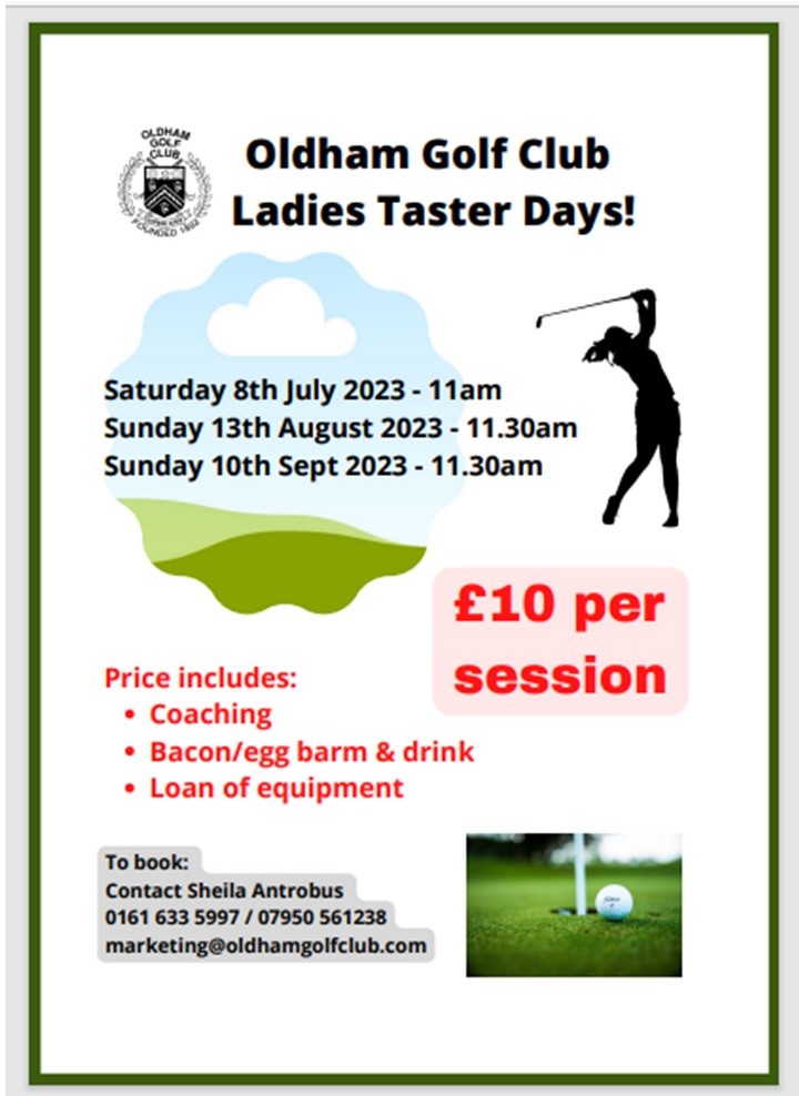 New To Golf - Oldham Golf Club