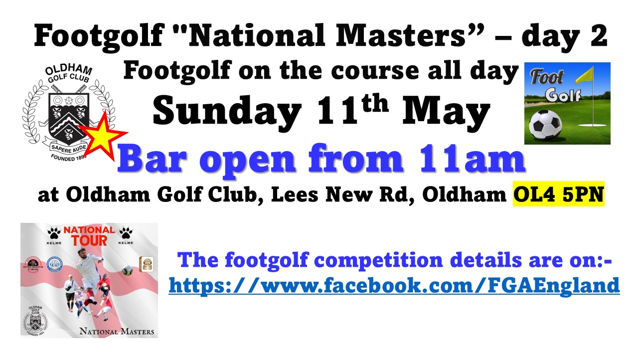 Past events at Oldham Golf Club 2025 - Oldham Golf Club
