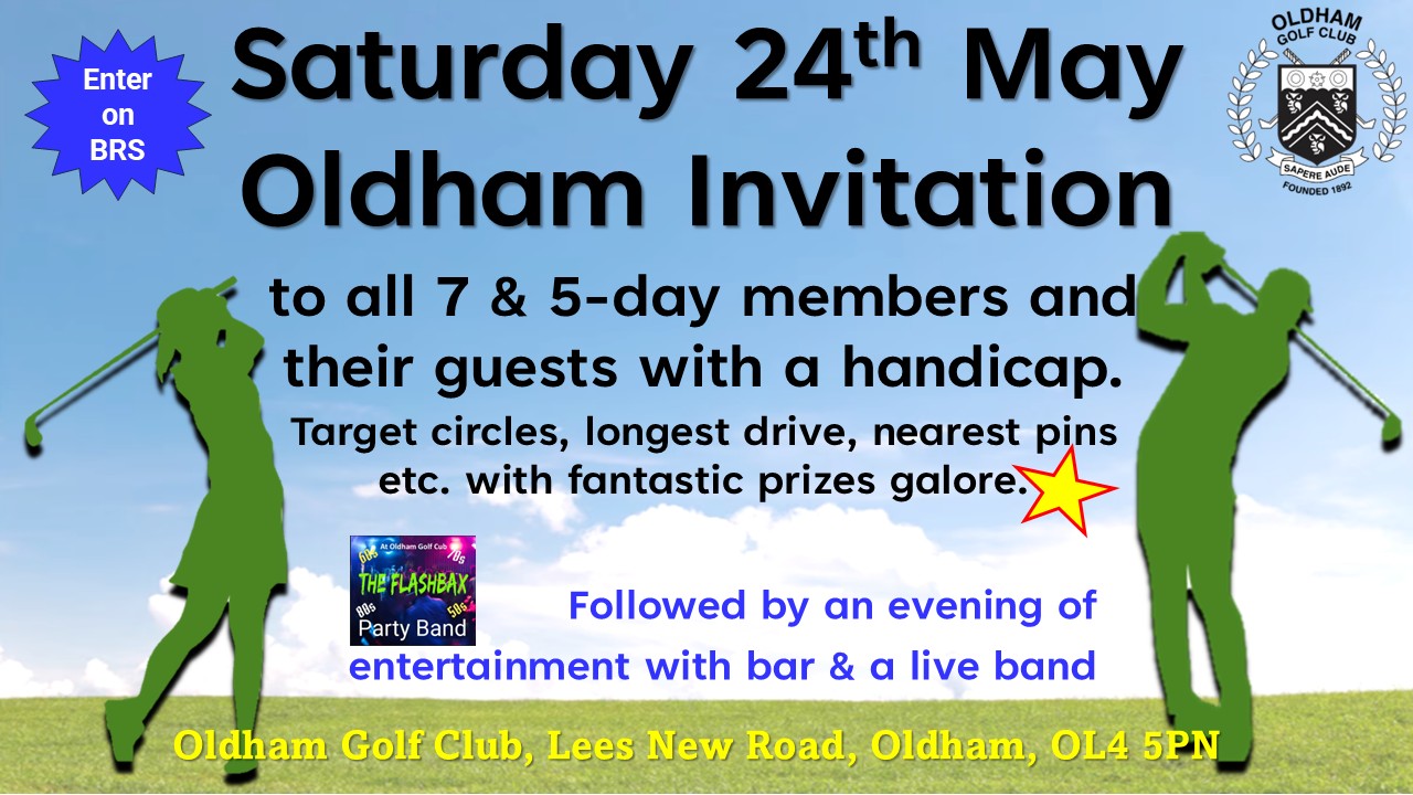 Past events at Oldham Golf Club 2025 - Oldham Golf Club